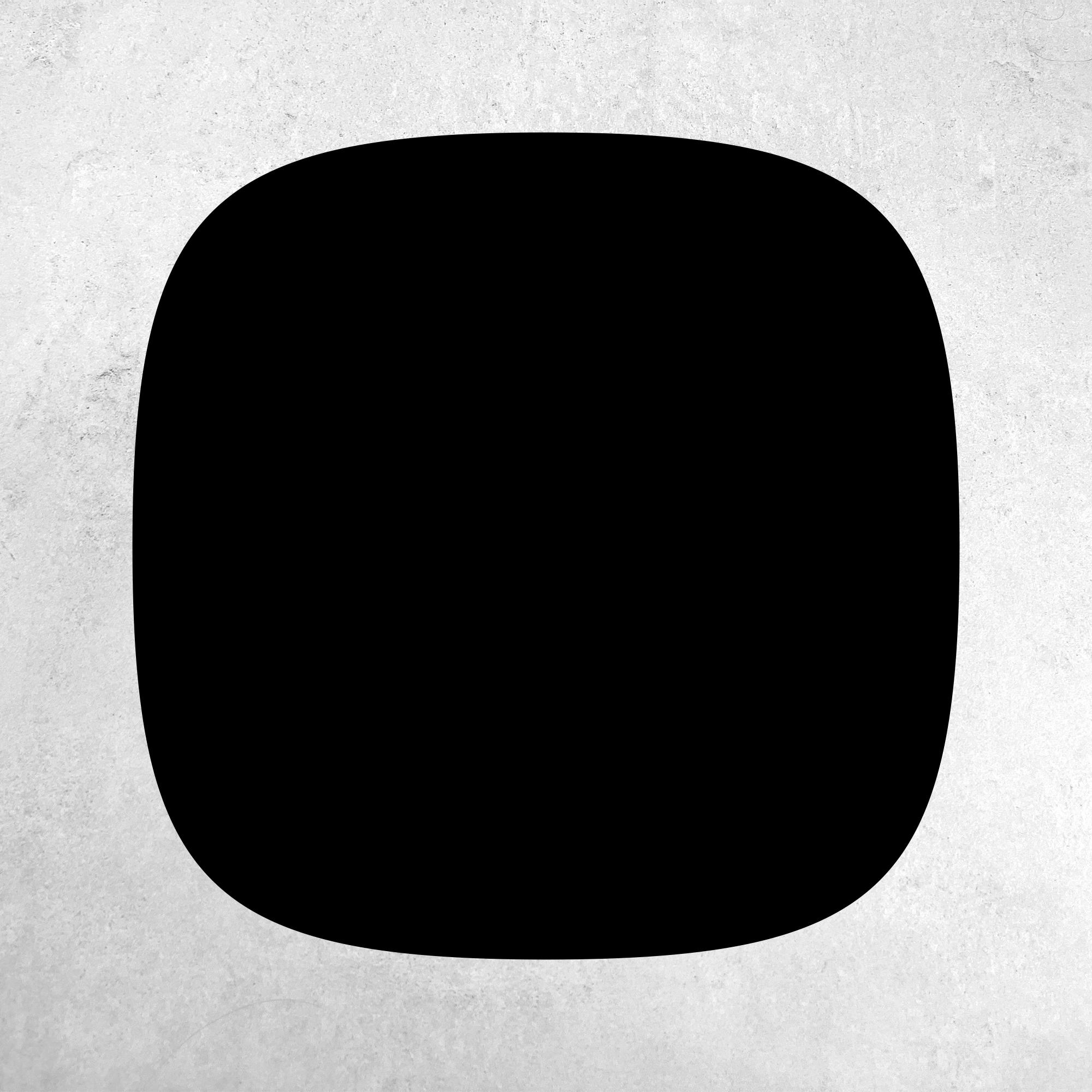 Squircle Shape SVG PNG – Rounded Square Geometric Shape – Solid Black Vector for Cricut, Print ...