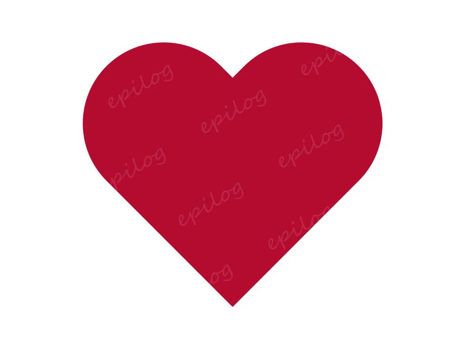 Red Heart SVG | Vector - Etsy
