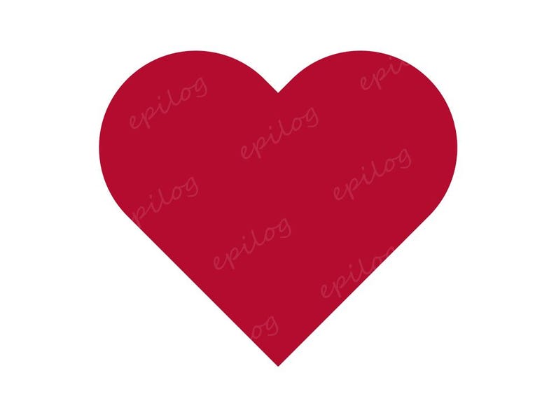 Red Heart SVG Vector - Etsy
