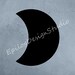 Moon Phase SVG Full, Waxing & Waning - Etsy