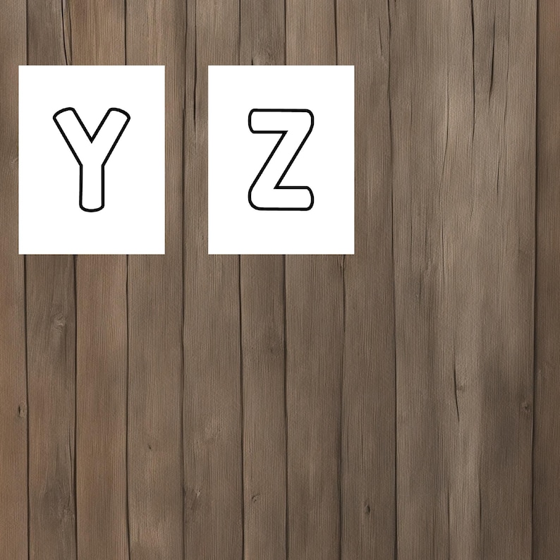 Alphabet Letters Uppercase A to Z - PDF for Print | Large Uppercase ...