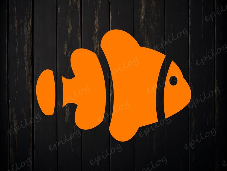 Cute Fish SVG | Clownfish SVG | NEMO | Minimal | Vector - Etsy