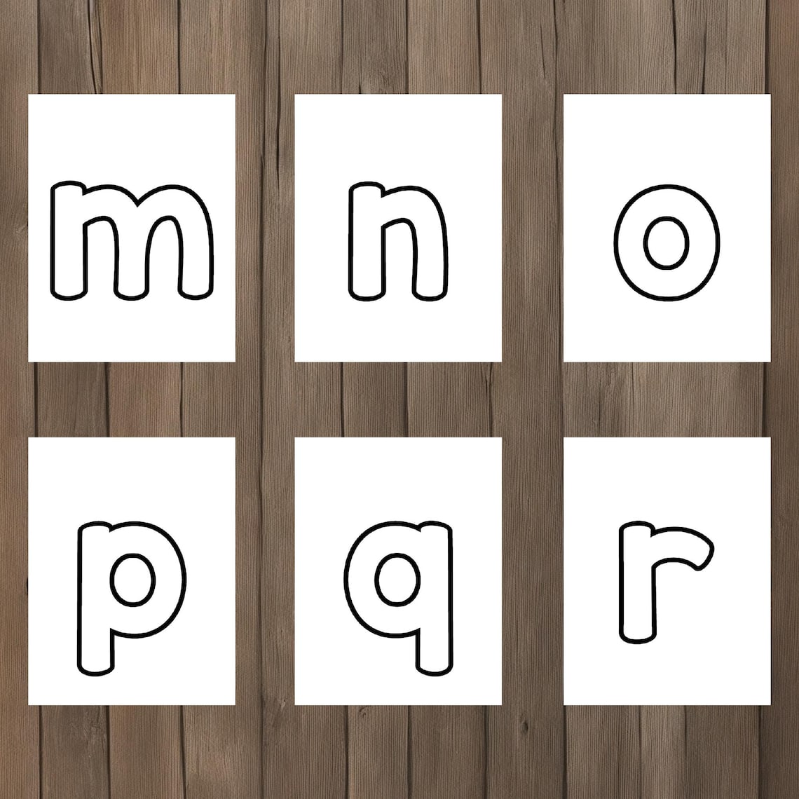 Alphabet Letters Lowercase a to Z - PDF for Print | Large Lowercase ...
