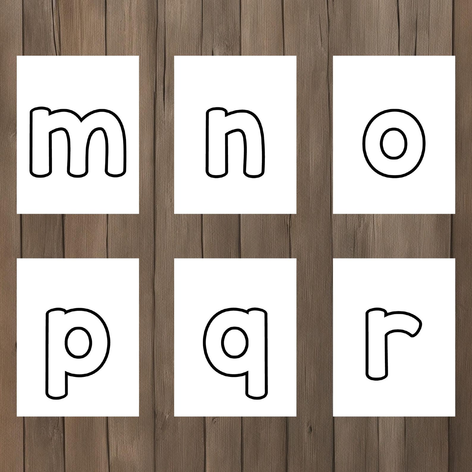 Alphabet Letters Lowercase a to Z - PDF for Print | Large Lowercase ...