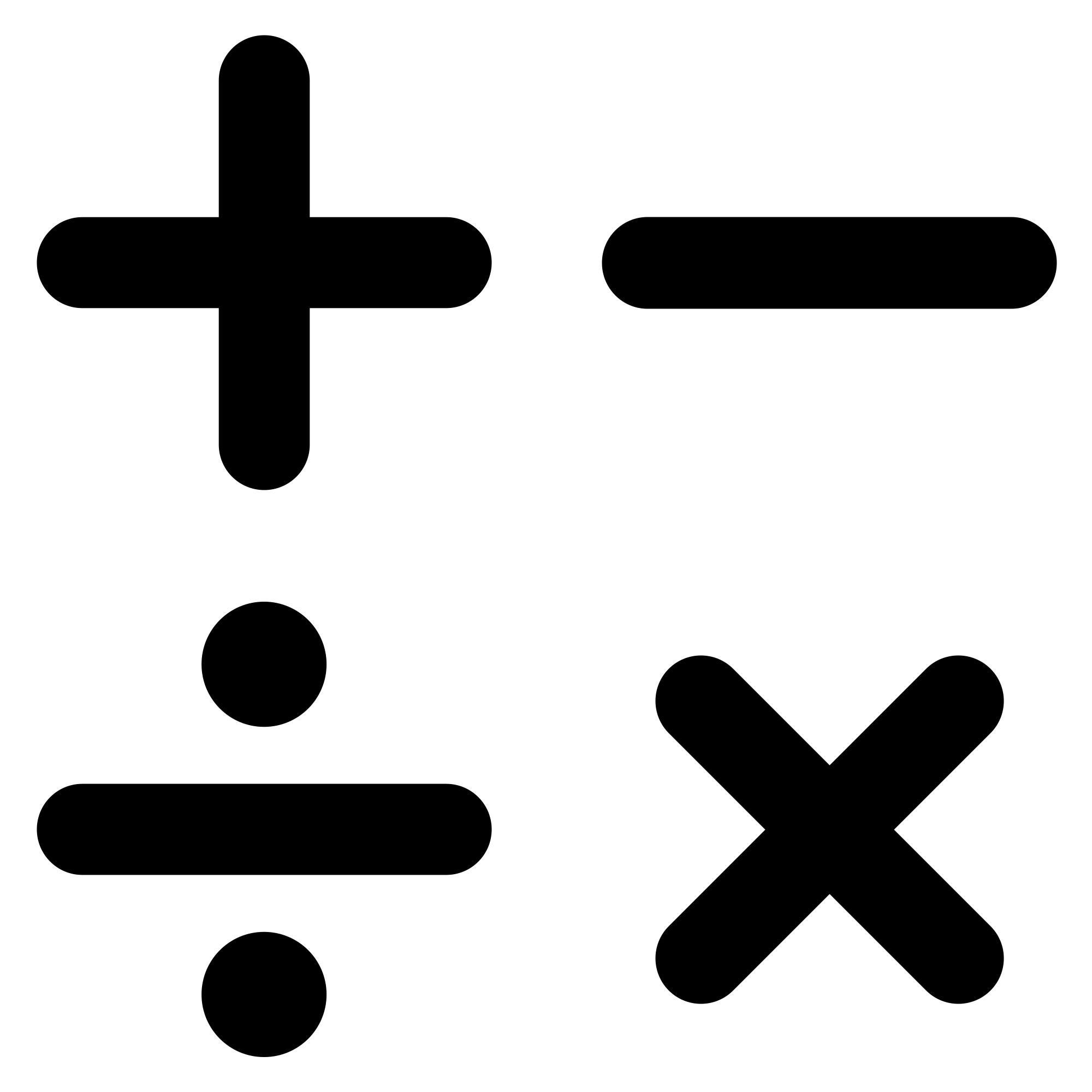 Math Symbols Rounded Corners SVG | Math Symbol | Black | Vector - Etsy ...