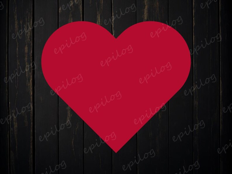 Red Heart SVG Vector - Etsy