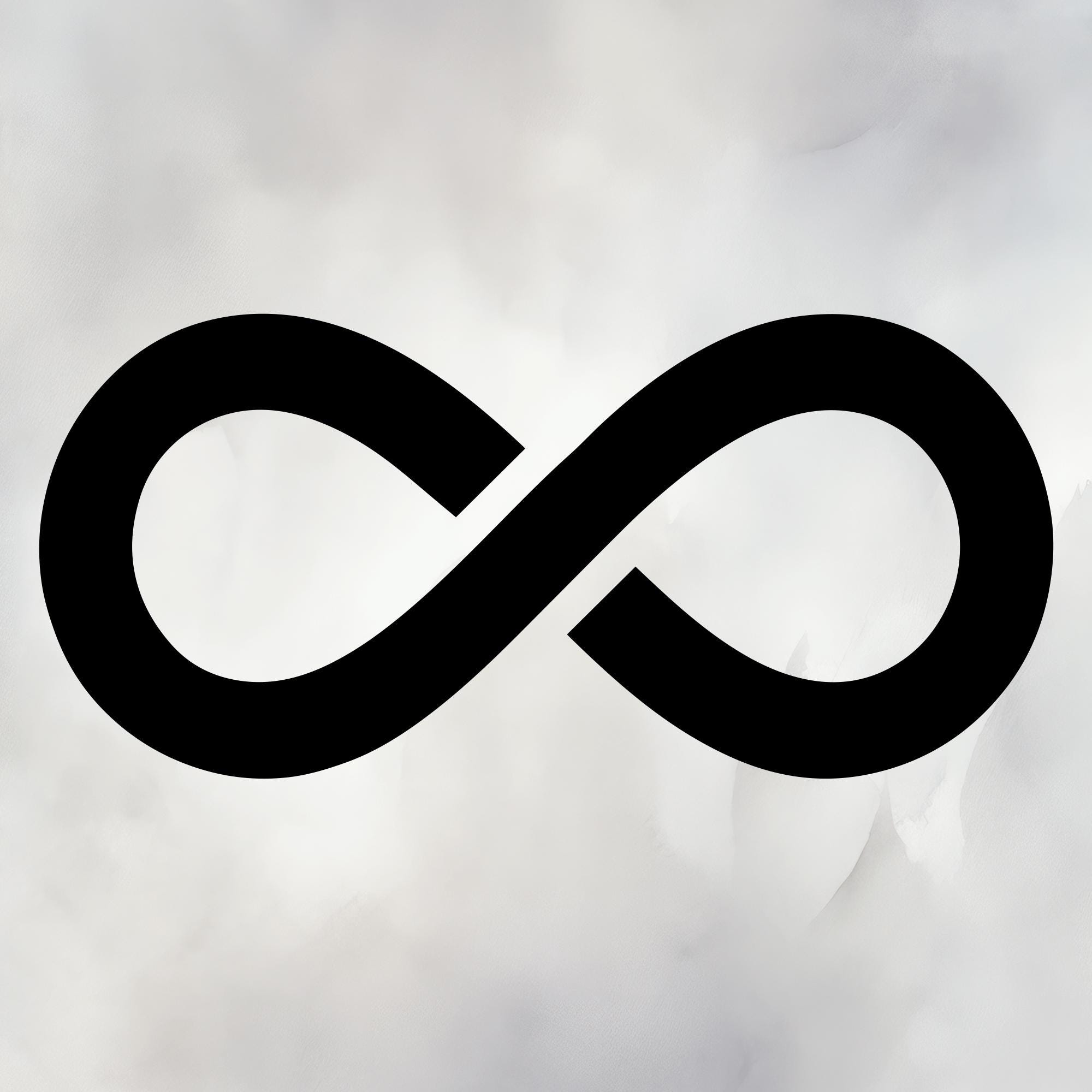 Infinity Symbol SVG – Black Solid Infinity Loop Cut File for Cricut ...