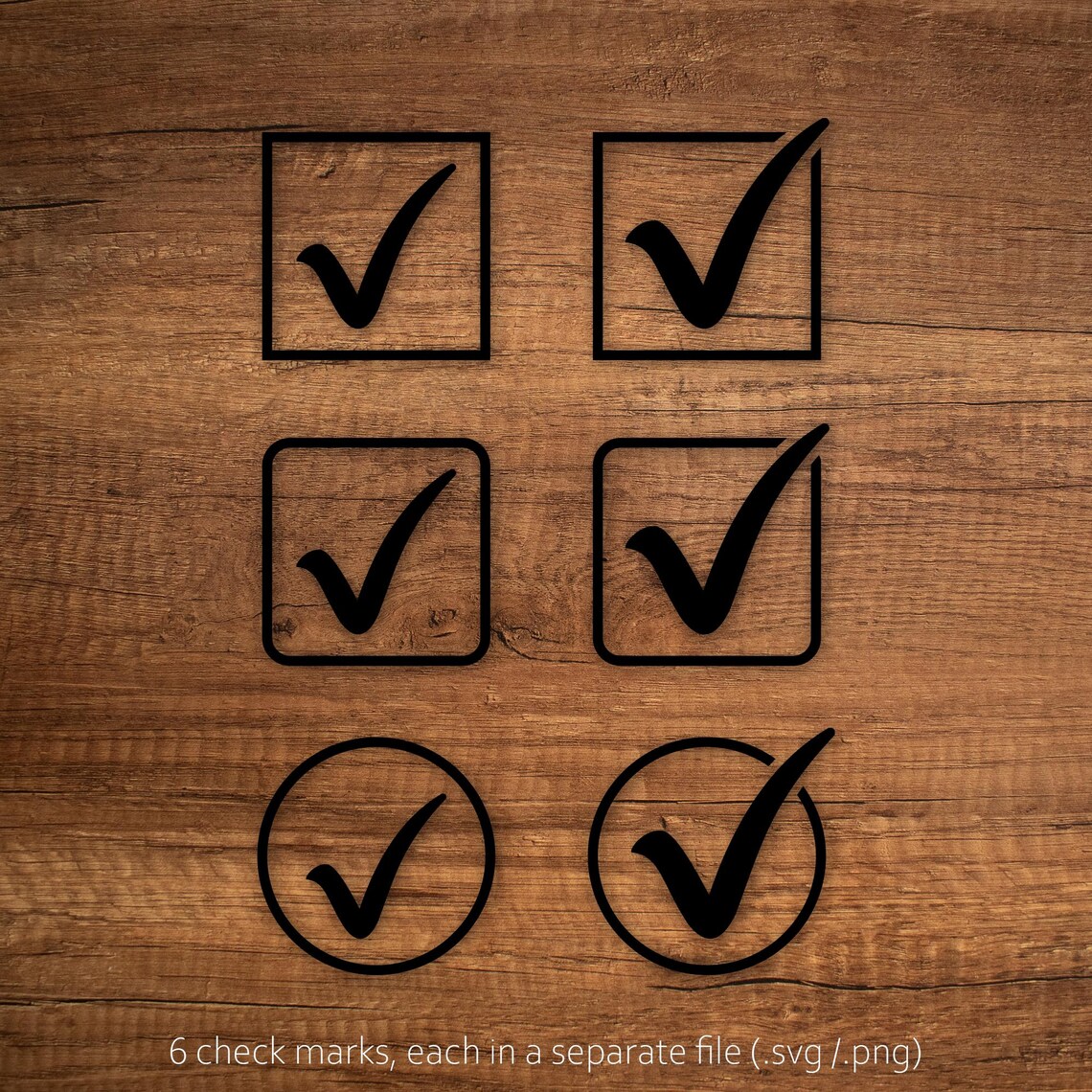 Check Mark SVG Bundle | Checkmark Checkbox | Tick off | Vector - Etsy