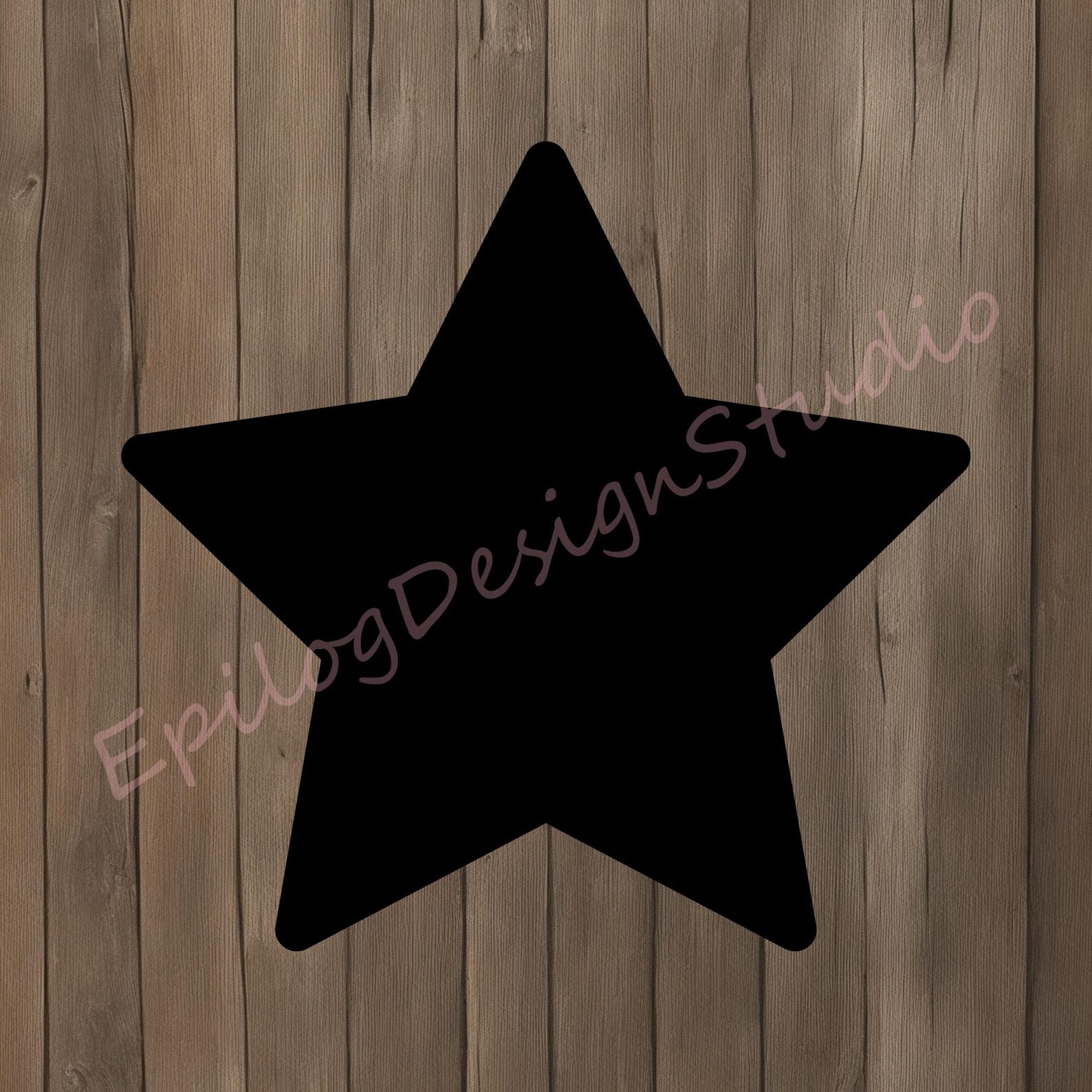 Star Rounded Corners SVG | PNG - Etsy