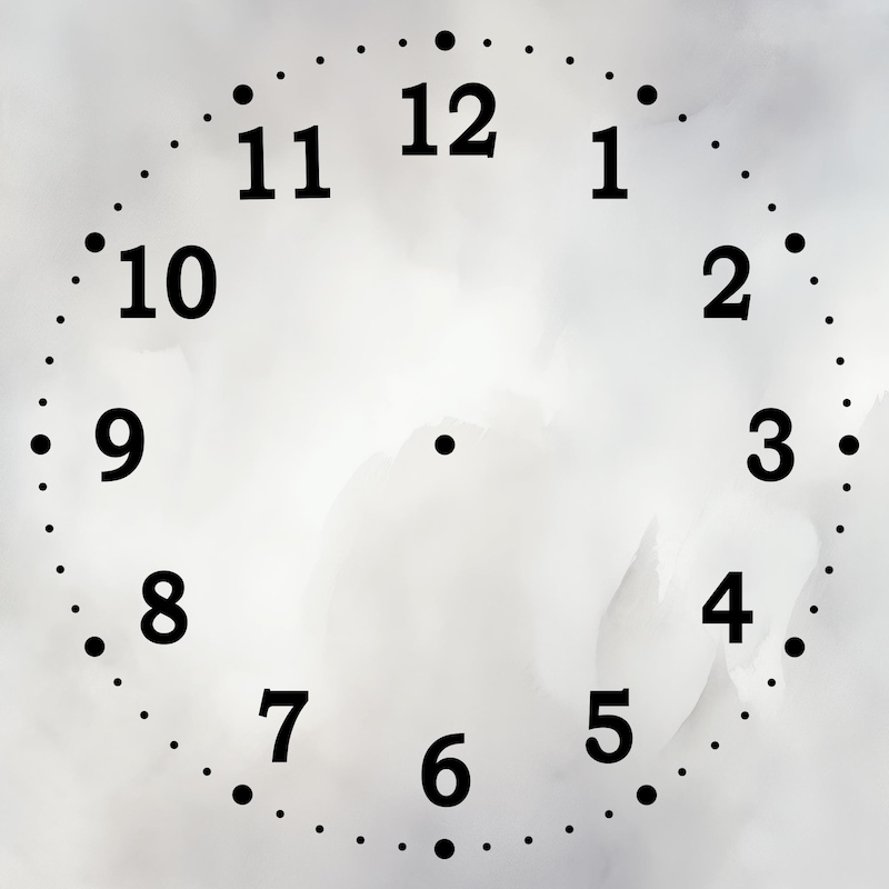 Printable Clock Face - Etsy