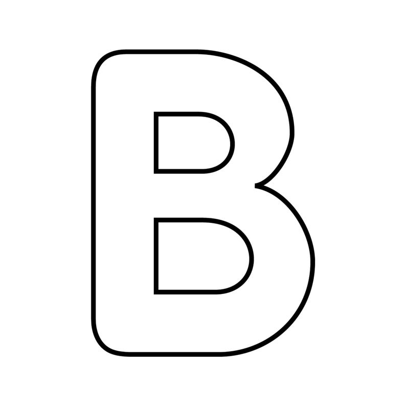 Alphabet Letters Uppercase A to Z - PDF for Print | Large Uppercase ...