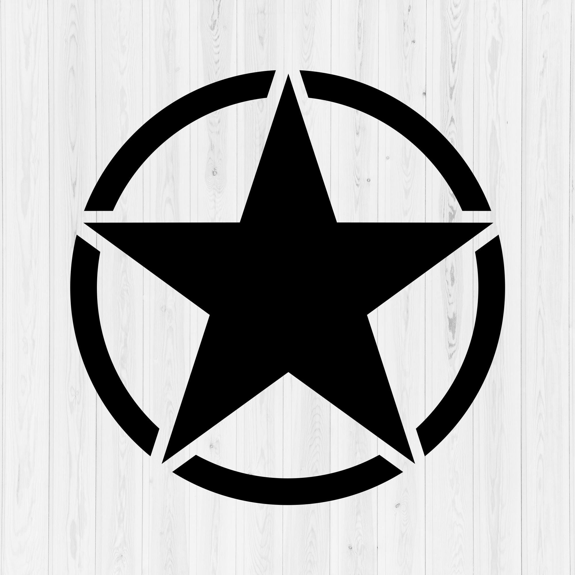 Army Star SVG | PNG | Military | Cut | Vector | Cricut | Clipart - Etsy