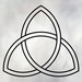 Celtic Trinity Knot SVG PNG Outline – Triquetra Symbol Clipart for ...