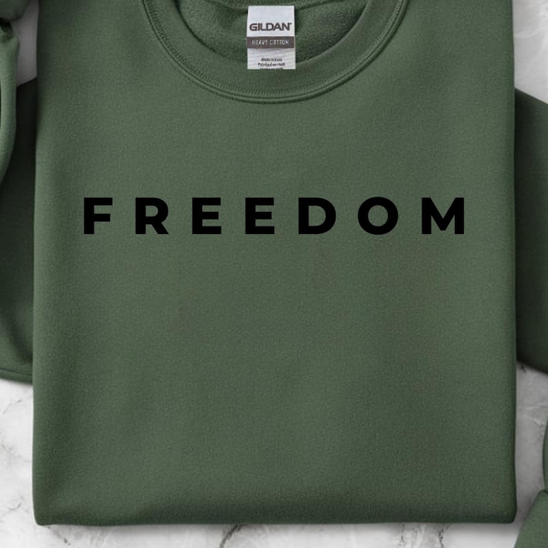 Freedom SVG PNG - Black | Freedom T-shirt Design | Minimalist Text ...