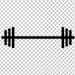 Barbell SVG | Black Vector | Weight Lifting | Fitness | Clipart - Etsy