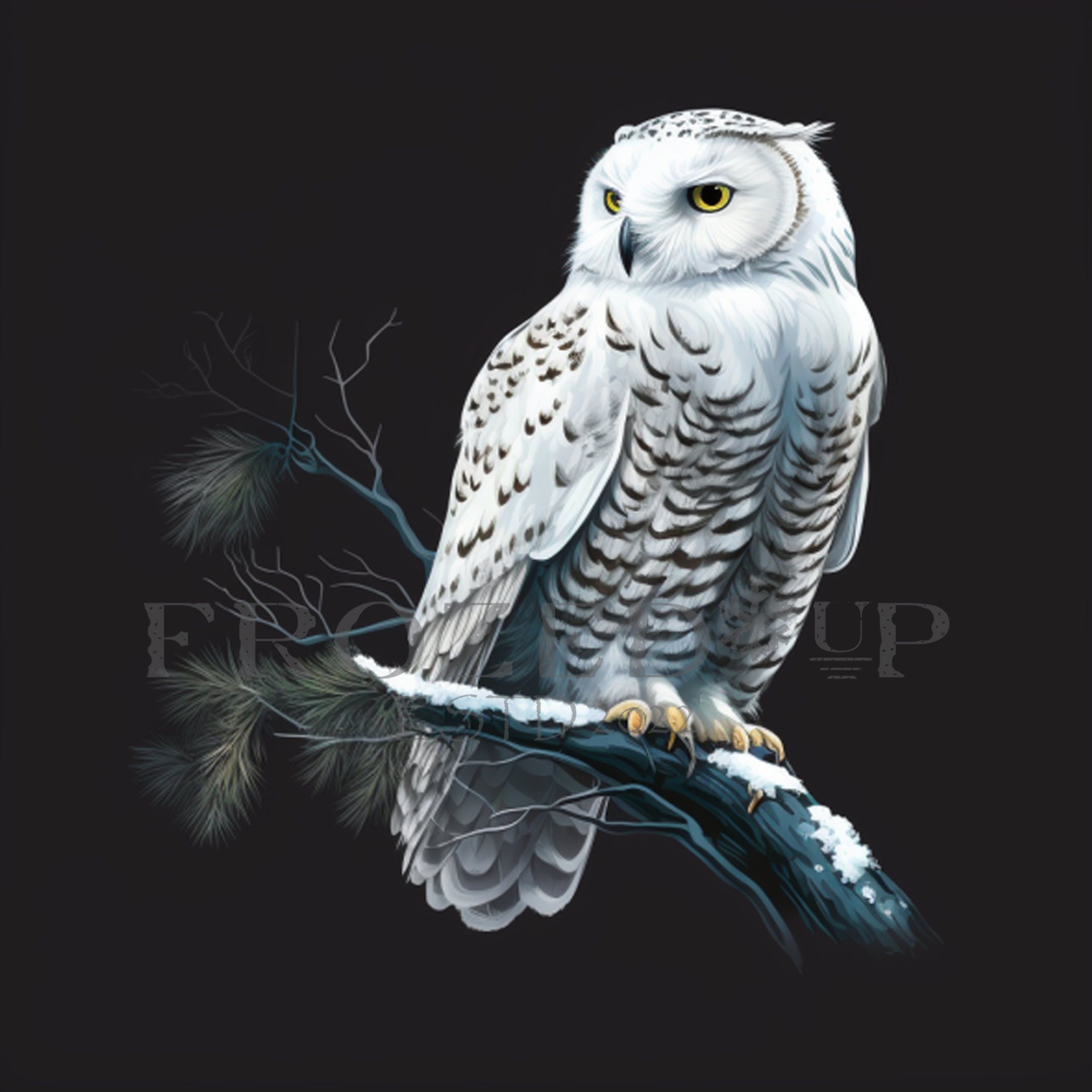 Owl Digital Clipart Bundle, Beautiful Designs, Great Horned Owl, Barn ...