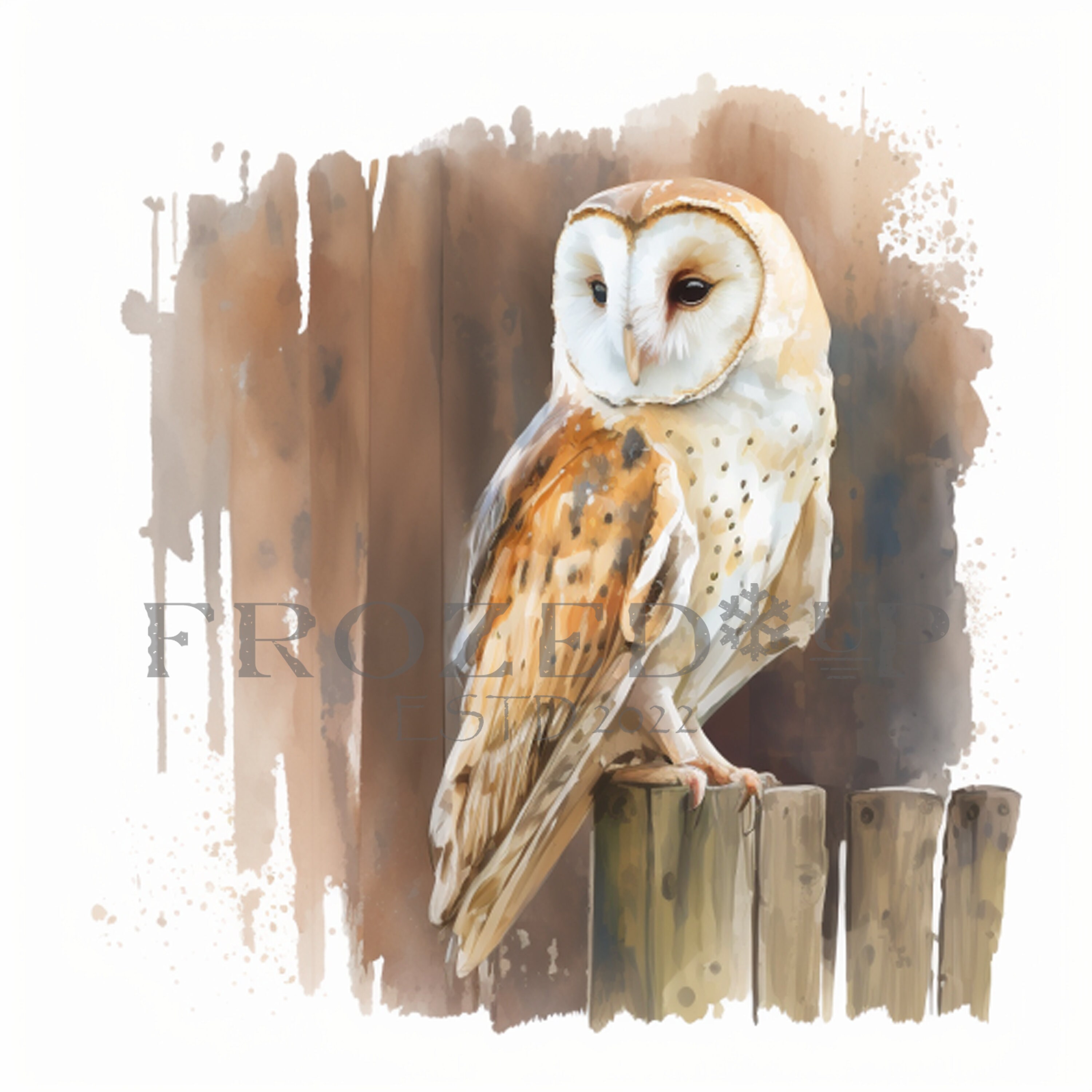 Owl Digital Clipart Bundle, Beautiful Designs, Great Horned Owl, Barn ...