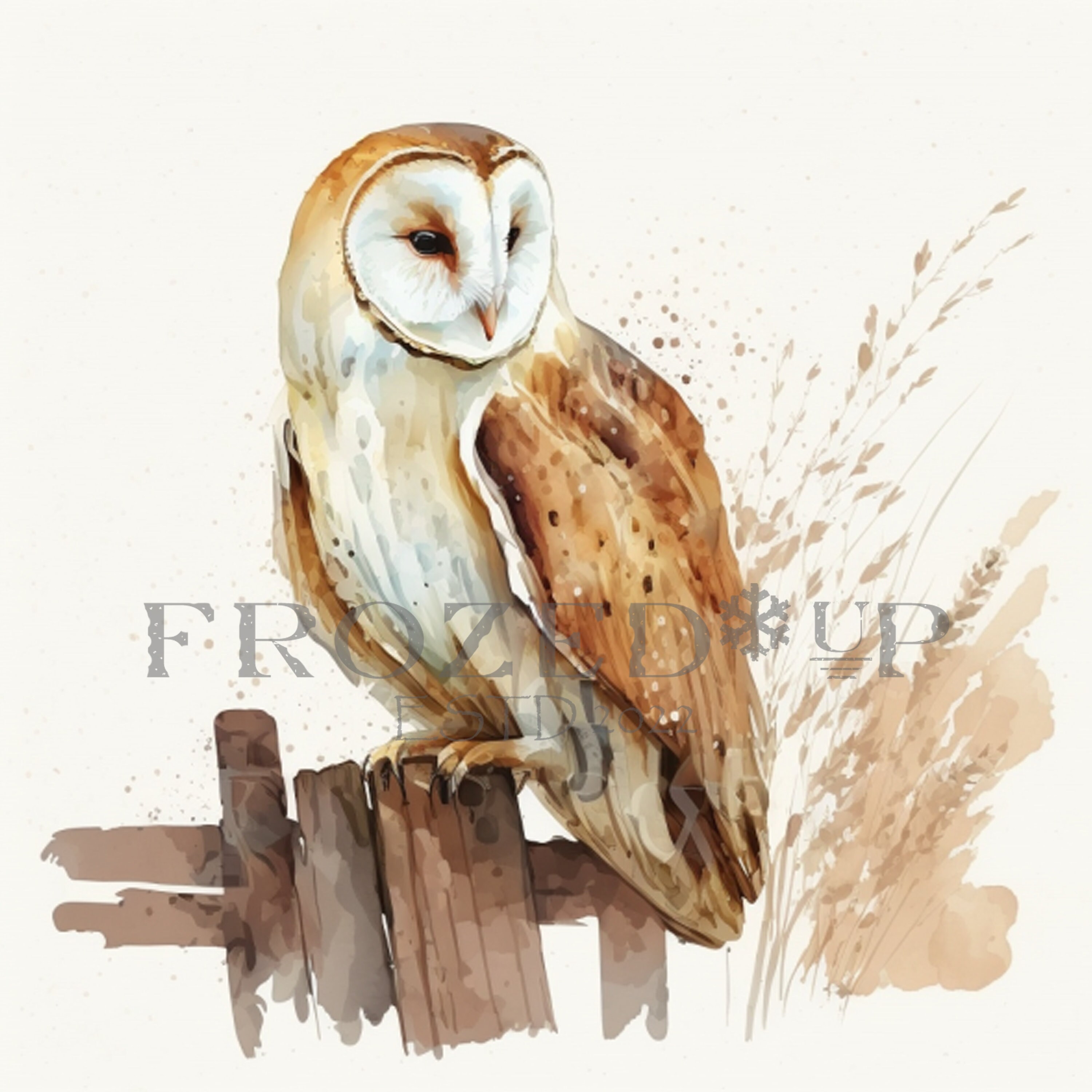 Owl Digital Clipart Bundle, Beautiful Designs, Great Horned Owl, Barn ...