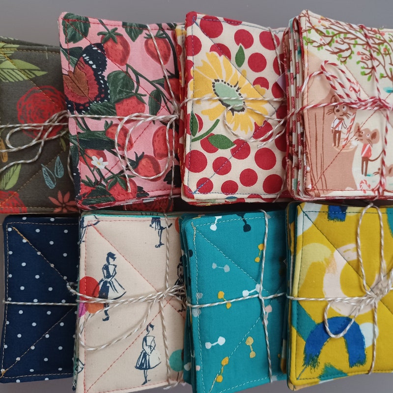 Fabric Coasters - Etsy