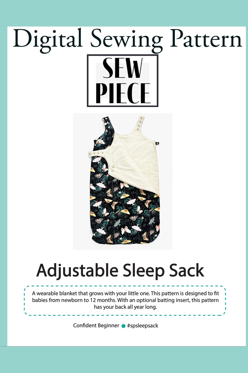 Adjustable Sleep Sack Sewing Pattern - Safe Sleep Gift for New Moms and ...