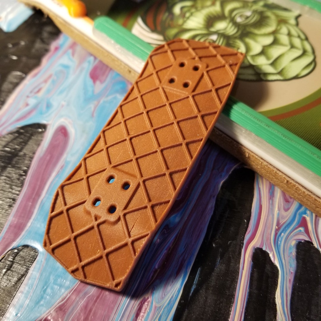 SUPER SALE DECK the Waffle Fingerboard 34x99 Free Wheels - Etsy