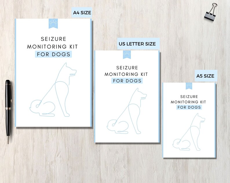 Dog Seizure Tracker: Epilepsy Monitoring Kit (printable PDF) - Etsy