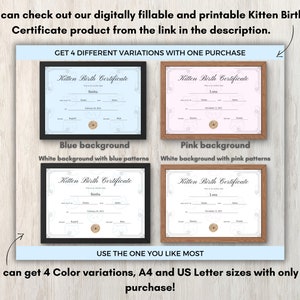 Kitten Bottle Feeding Tracker: Newborn Cat Care Chart (printable PDF ...