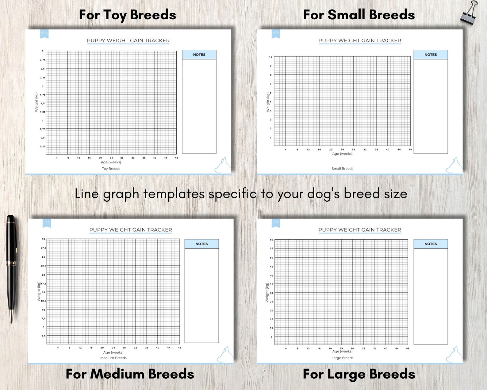 Newborn Puppy Feeding Tracker Kit: Dog Care Charts (printable PDF) - Etsy