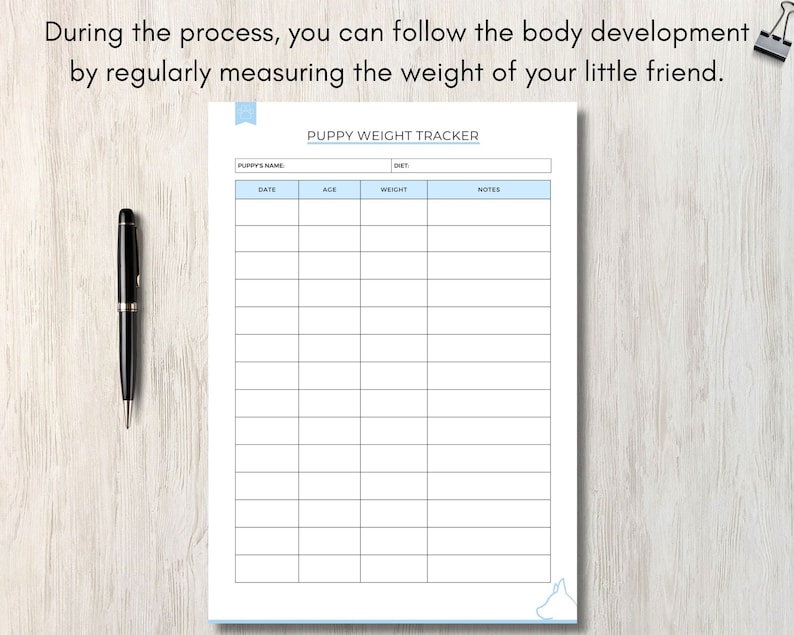 Newborn Puppy Feeding Tracker Kit: Dog Care Charts (printable PDF) - Etsy