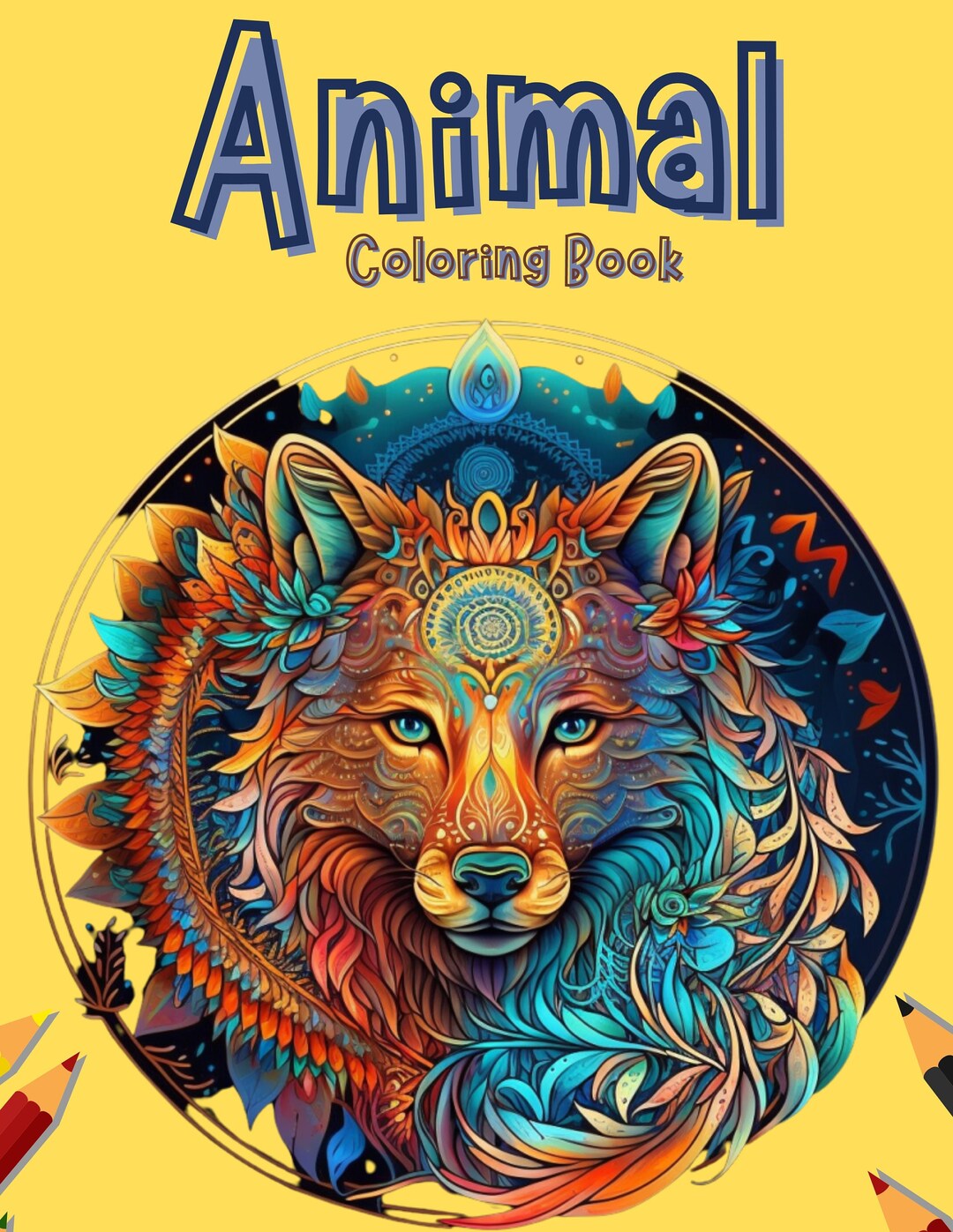 Animal Coloring Book Pages for Everyone Gift 27 Digital Coloring Pages ...