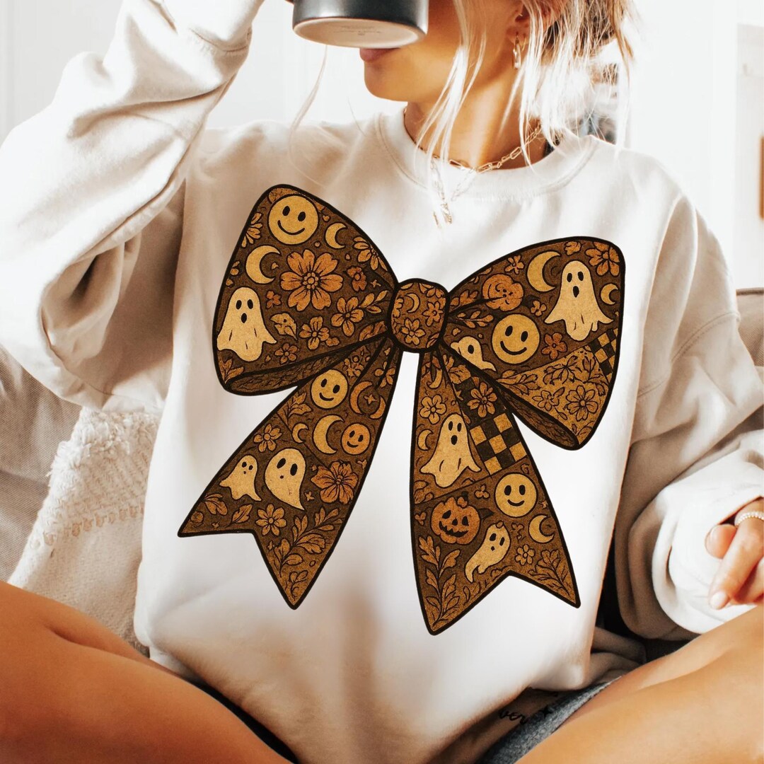 Floral Fall Smiley Face PNG: Autumn & Halloween Design (digital ...