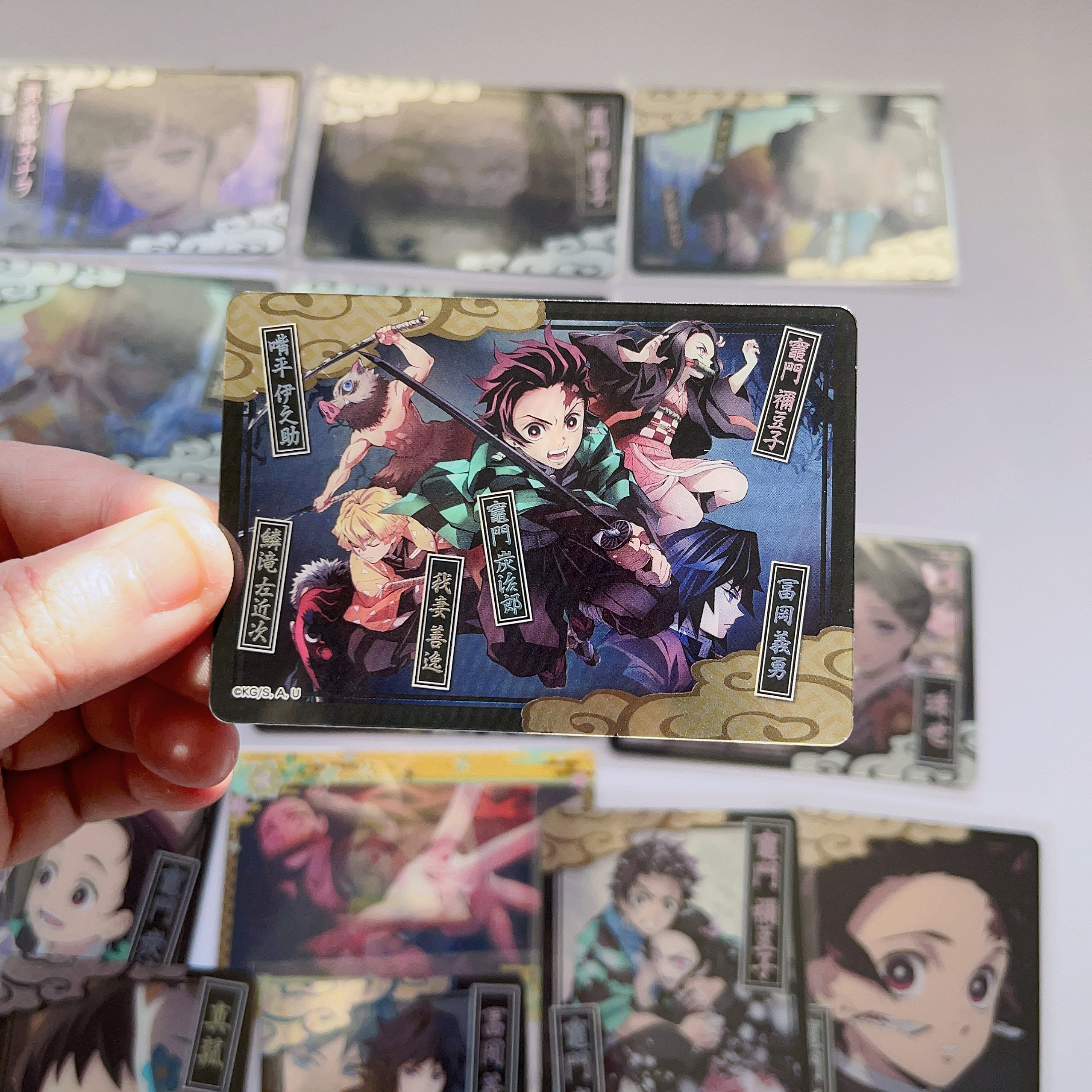 Kimetsu No Yaiba Demon Slayer Card Japanese Set - Etsy
