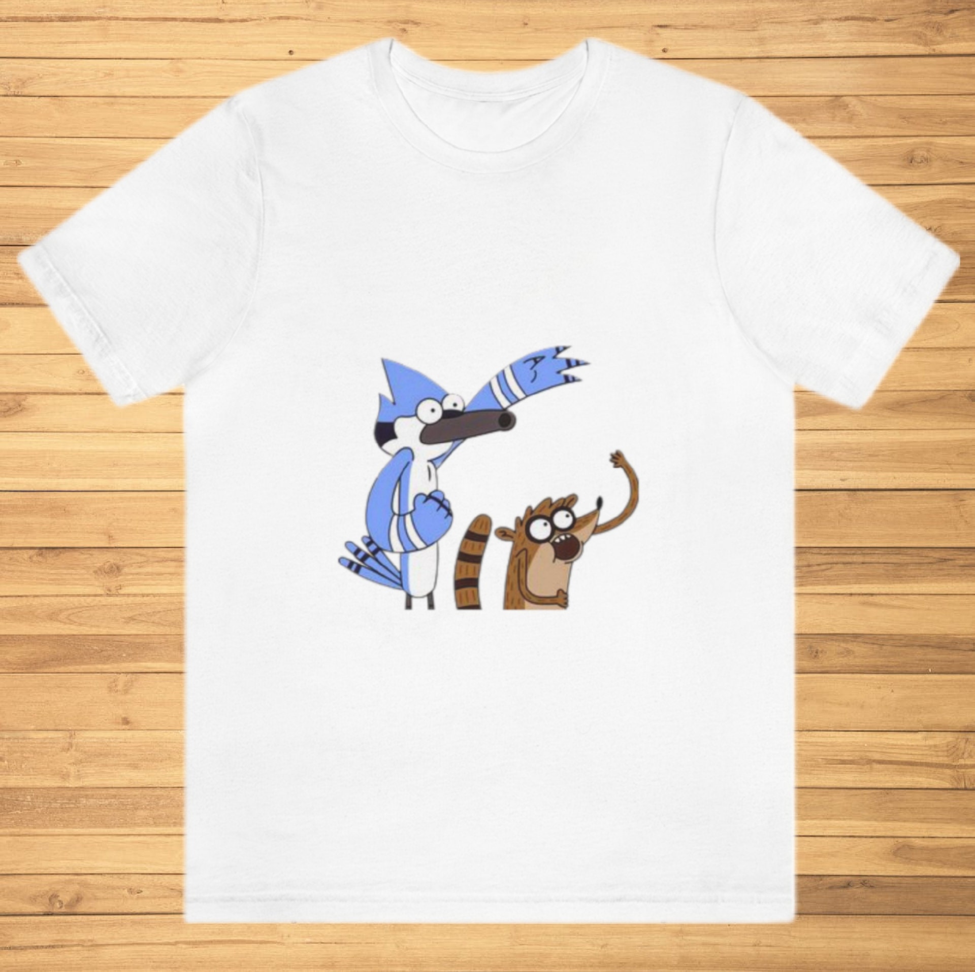 Mordecai and Rigby Tshirt - Regular Show Tees - Movie Cartoons - Gift ...