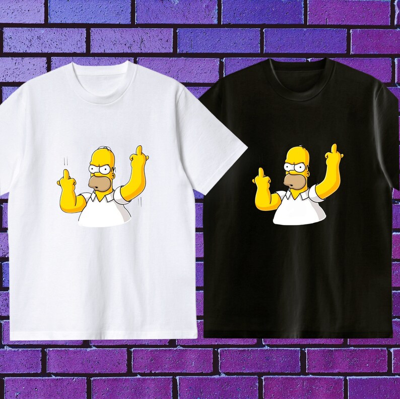 Hommer Simpson Tee - the Simpsons Family Tee - Funny Tshirt - Gift for ...
