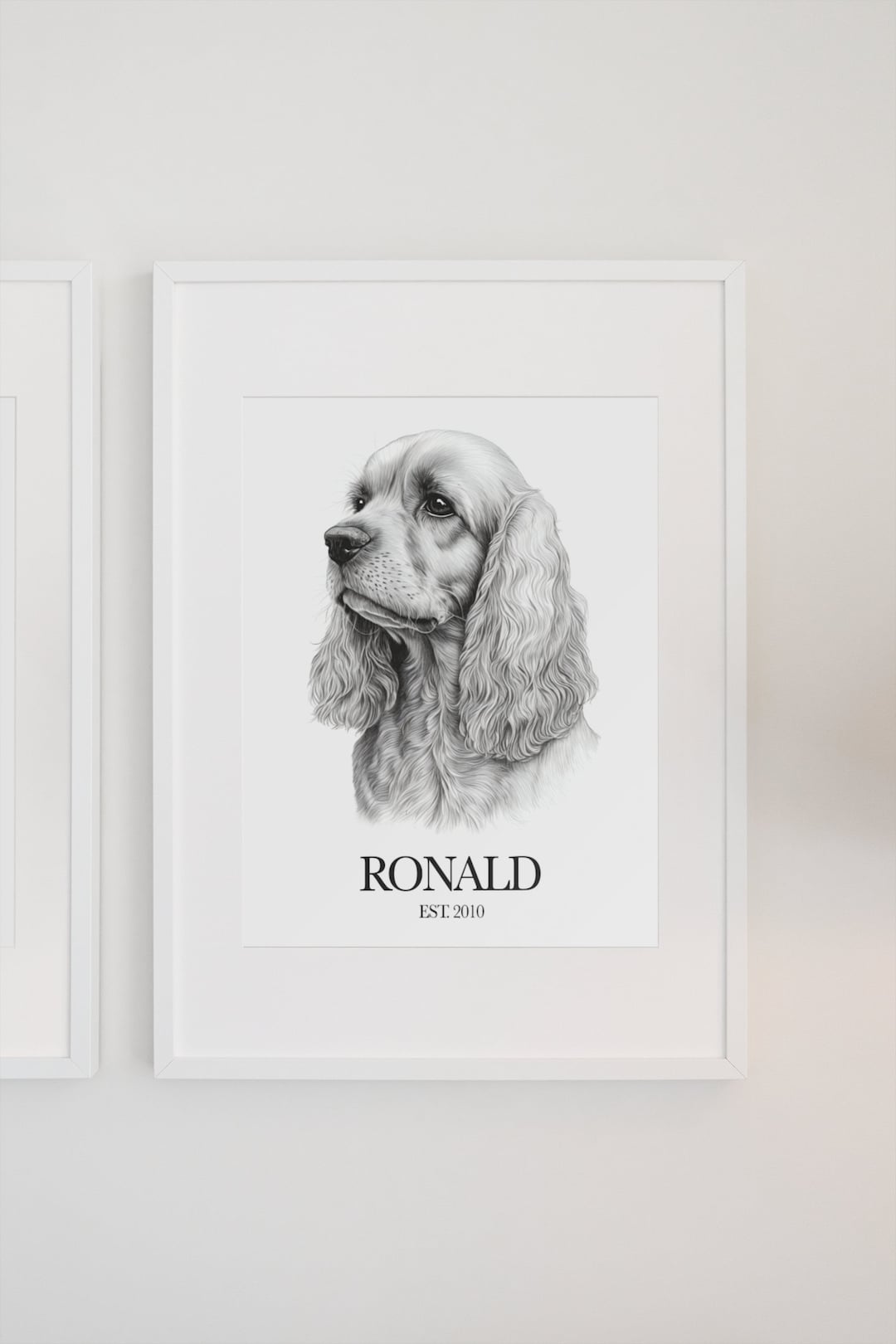 Custom Dog Art | Cocker Spaniel Wall Art - Etsy