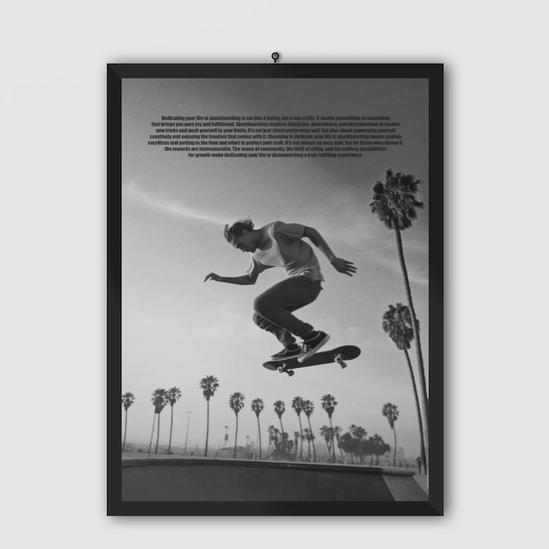 Skateboard Poster - Etsy