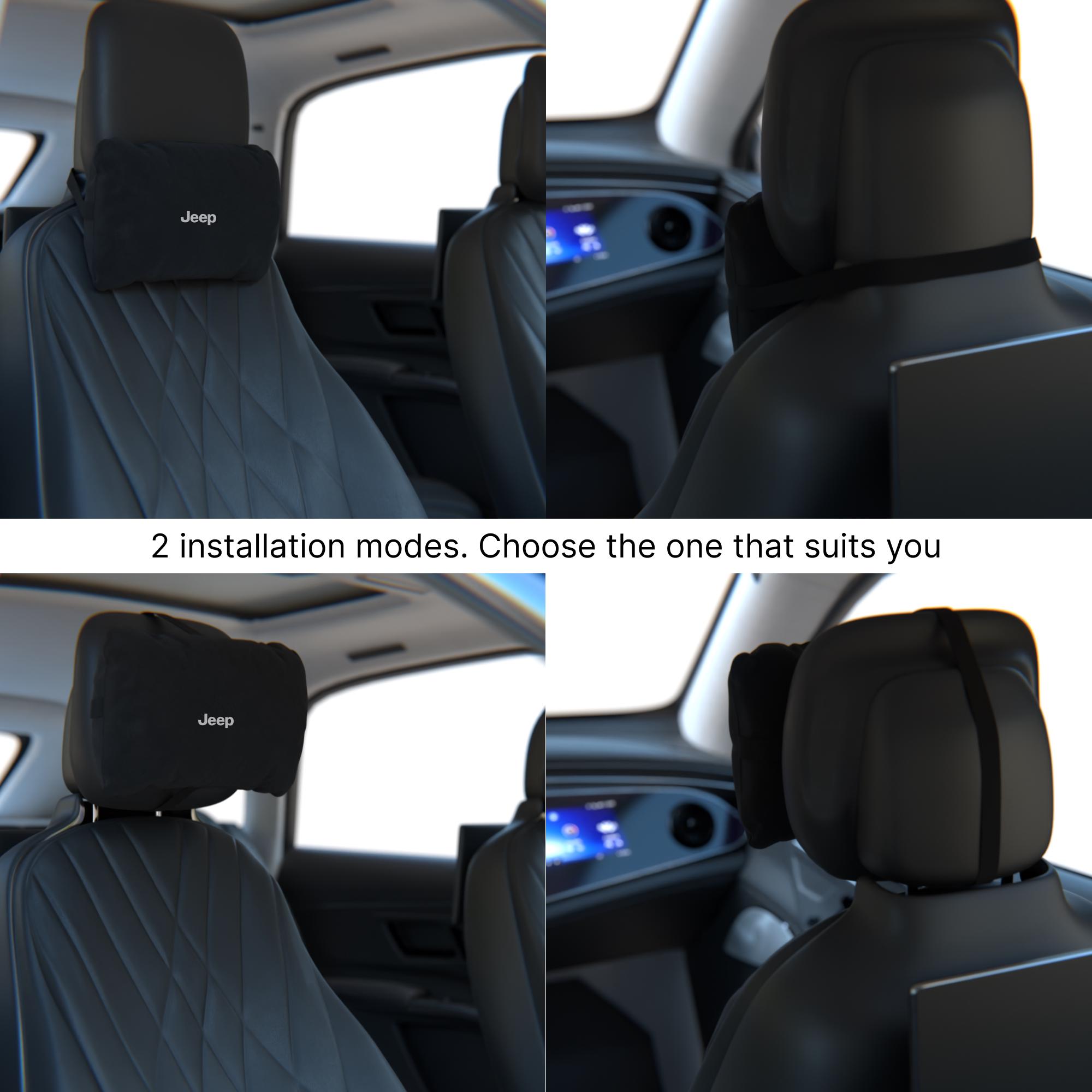 Jeep Headrest Pillow for Head and Neck Car Interior Decoration Cushion ...