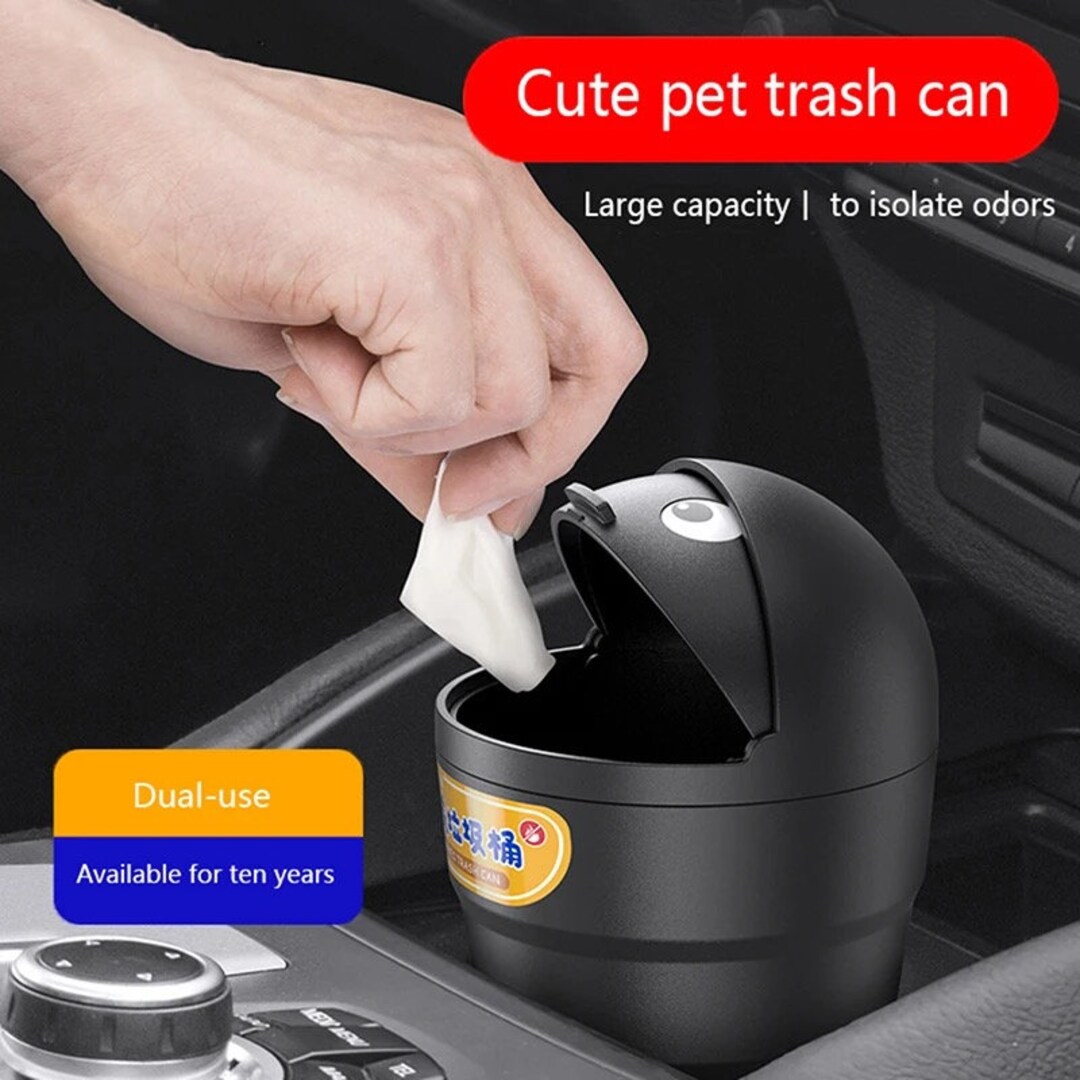 Small Car Trash Can Keeps Your Vehicle Clean, Organized and Takes up ...