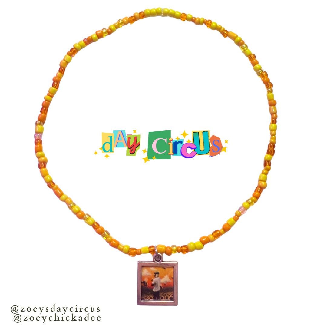 Tyler, the Creator Flower Boy Album Cover Charm Slip-on Necklace - Etsy