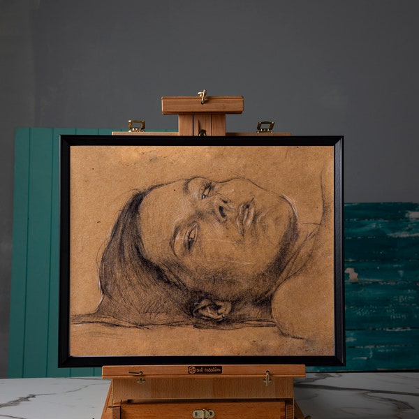 Vintage Graphite Portrait - Etsy