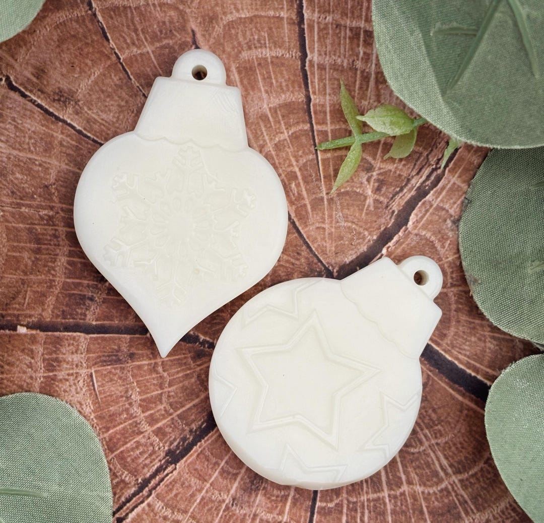 5 Christmas Baubles Highly Scented Soy Wax Melts, Seasonal Home ...