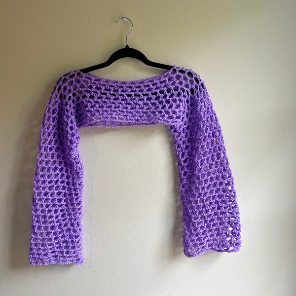 Purple Shrug - Etsy