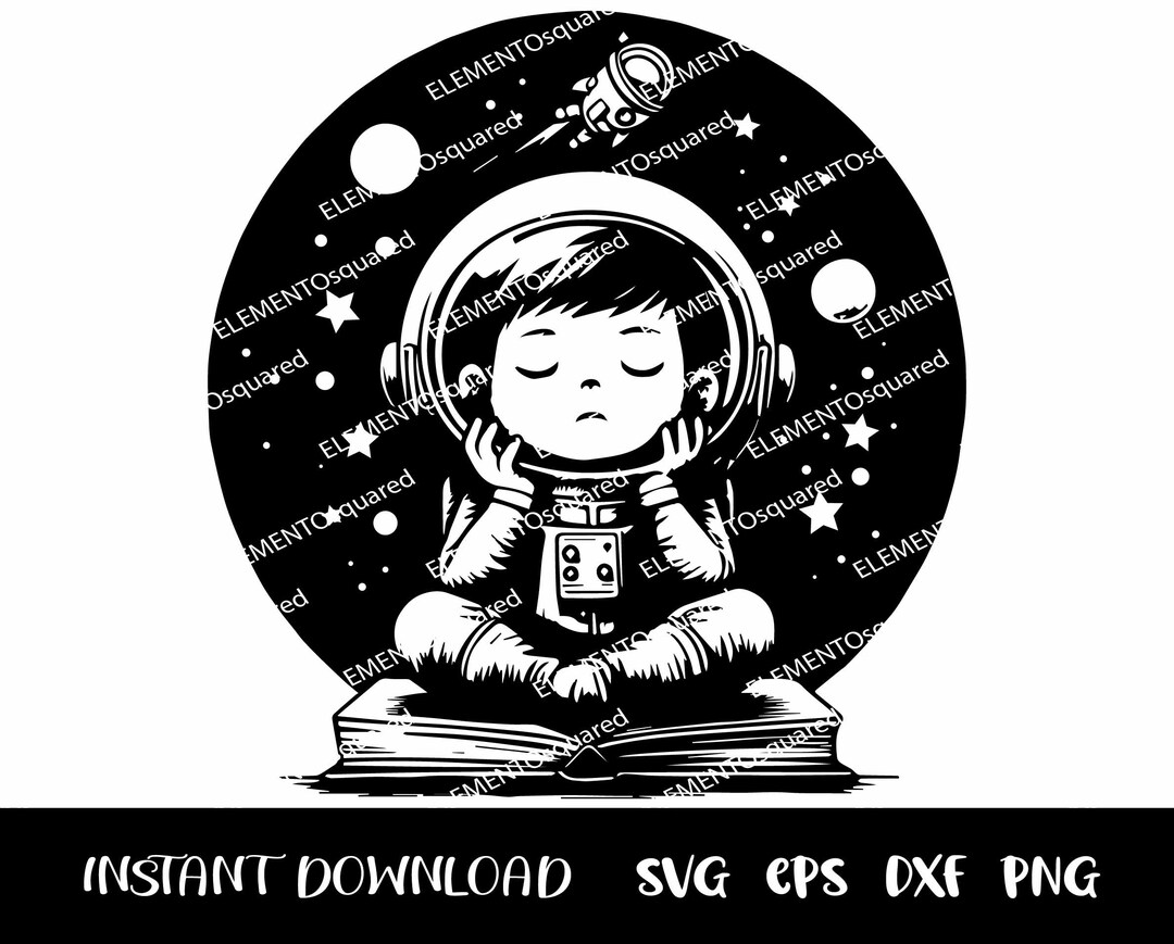 Kind SPACE Dream Svg ROCKET, Astronaut Silhouetten SPACE Clipart, Junge ...