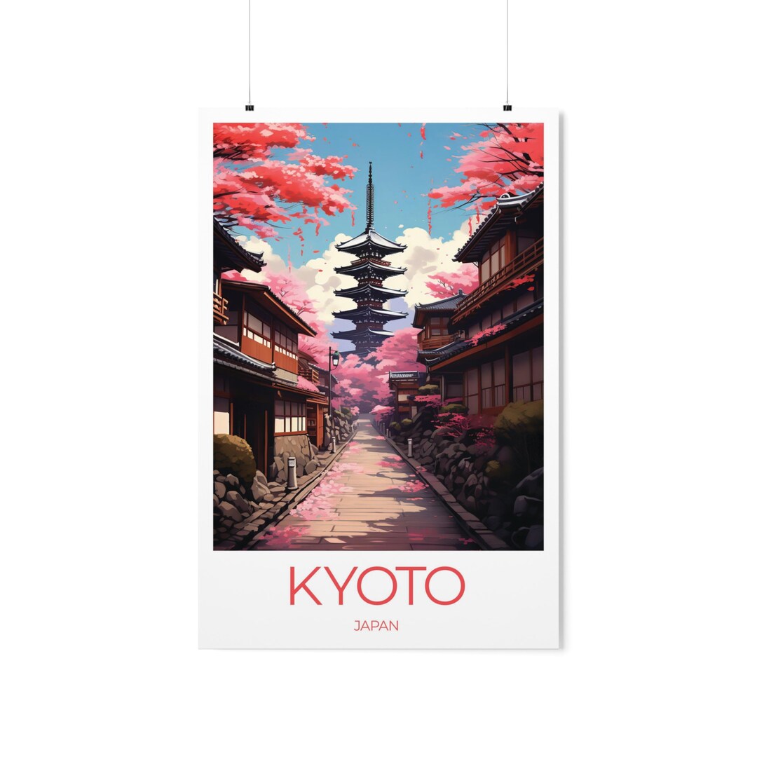 Kyoto Travel Poster, Japan, Premium Matte Vertical Posters - Etsy