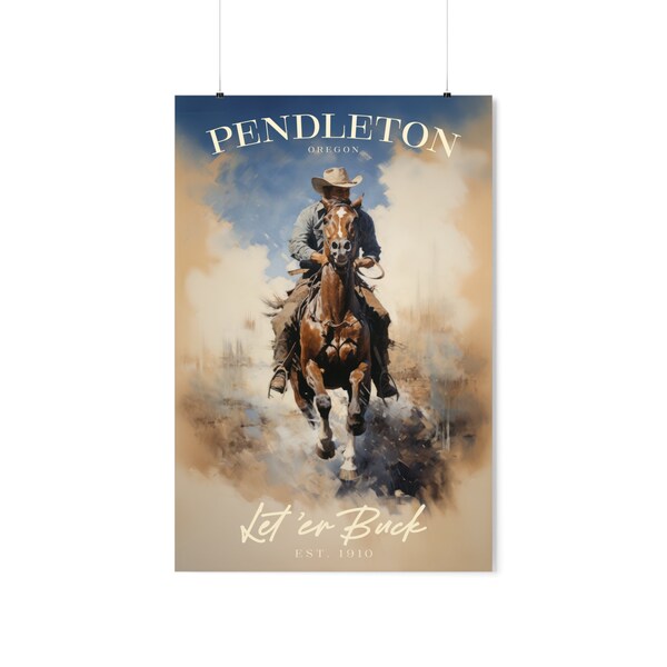 Pendleton Rodeo Poster - Etsy