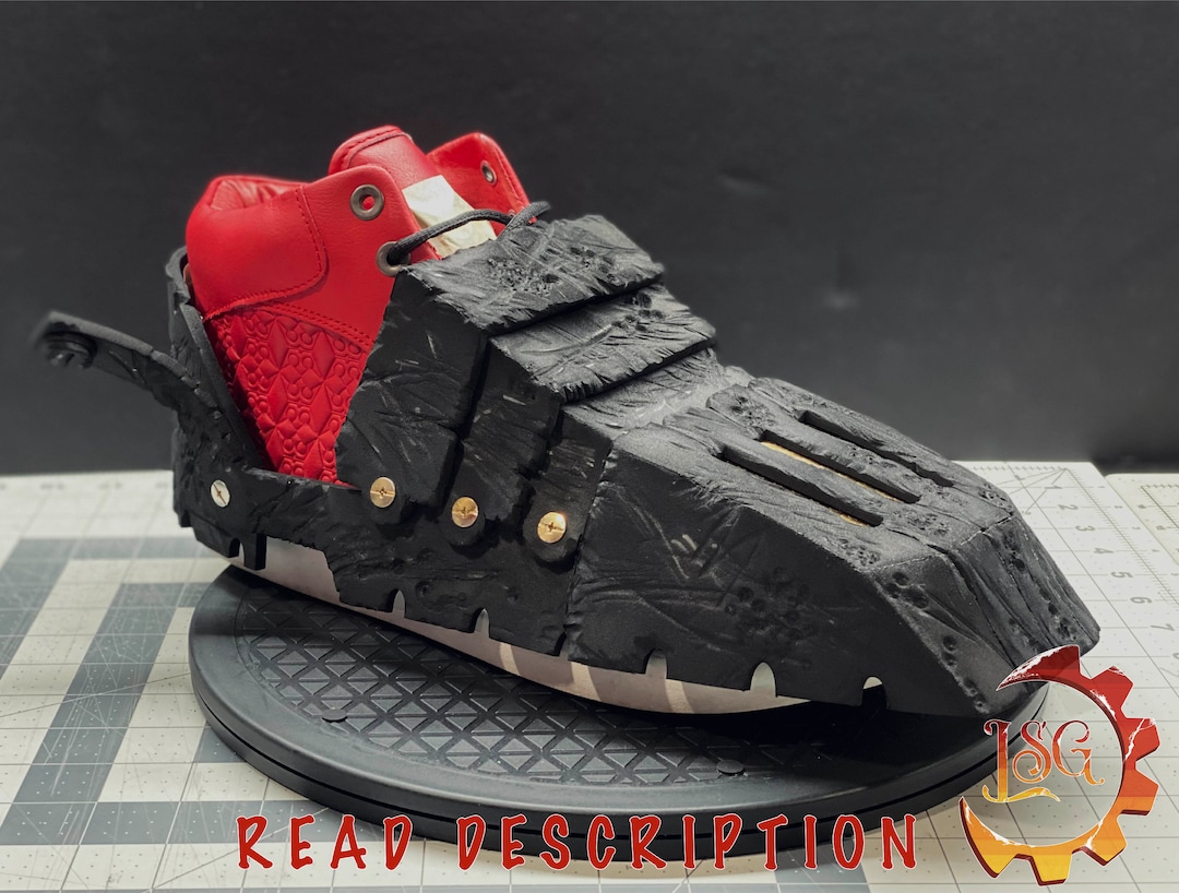 Iron Soles Shoe Armor Battle Damaged Destroyed Cover Digital Foam ...
