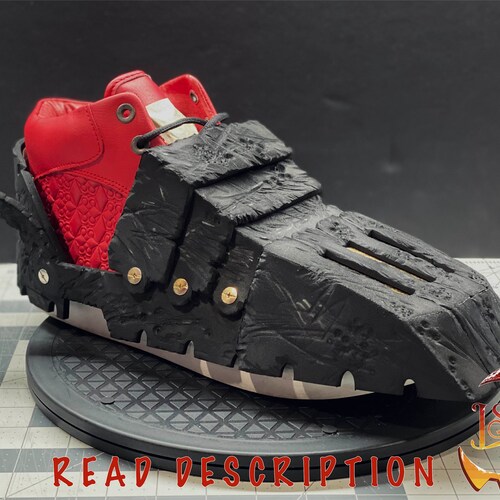 Iron Soles Shoe Armor Battle Damaged Destroyed Cover Digital - Etsy