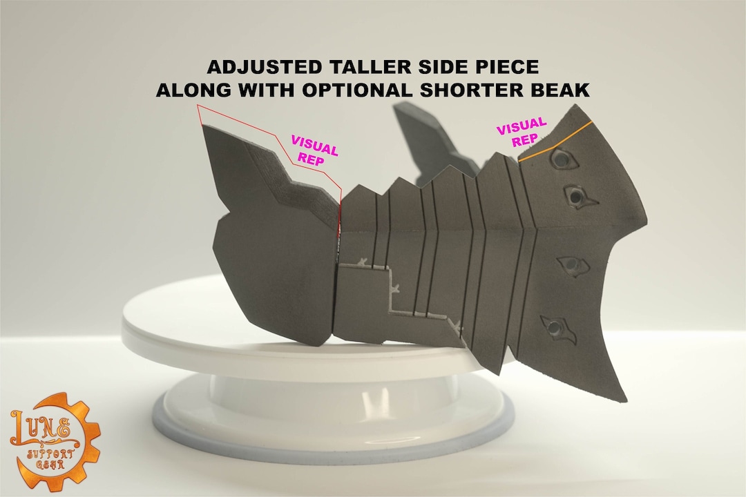 Destroyed Battle Damage Rhino Cosplay Mouth Mask Digital Foam Pattern ...
