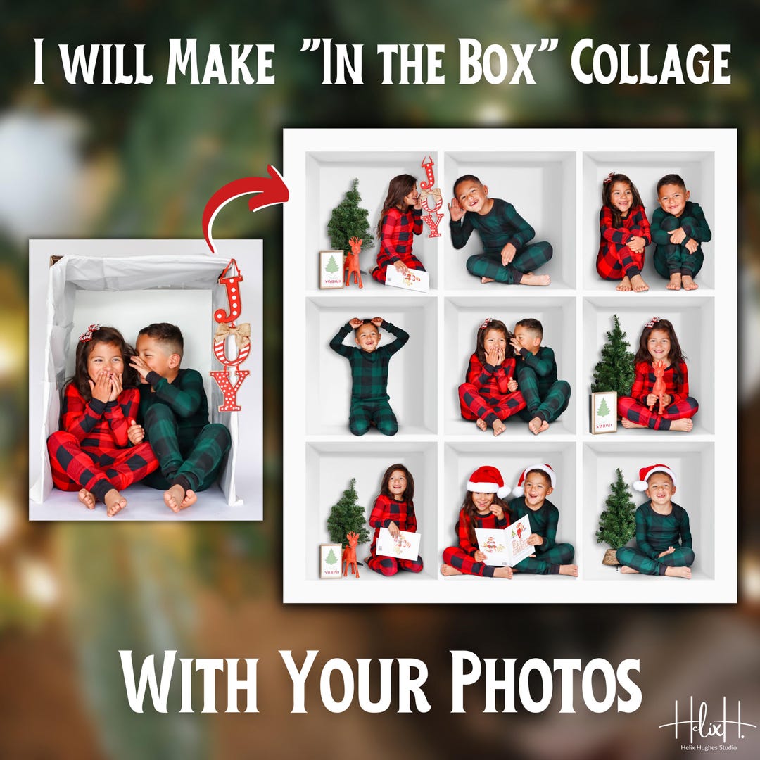 Trending in the Box Custom Collage Photo Editing Service Christmas ...