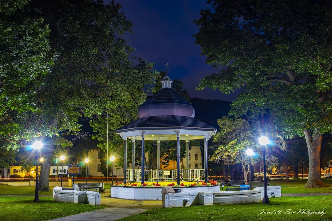 John Moreschi Gazebo on Summer Night - Etsy